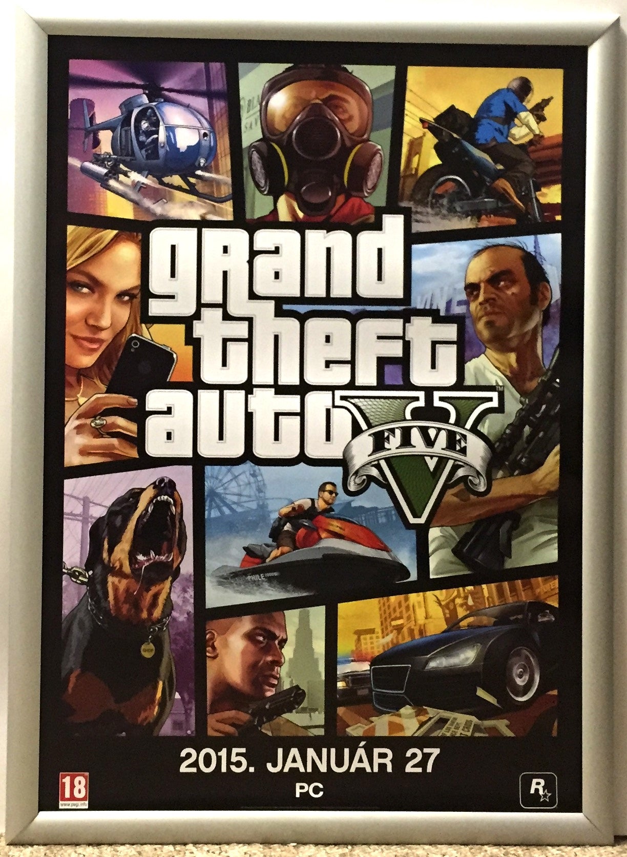 Grand Theft Auto V GTA 5 A2 Promotional Poster #1 – The Poster Hut