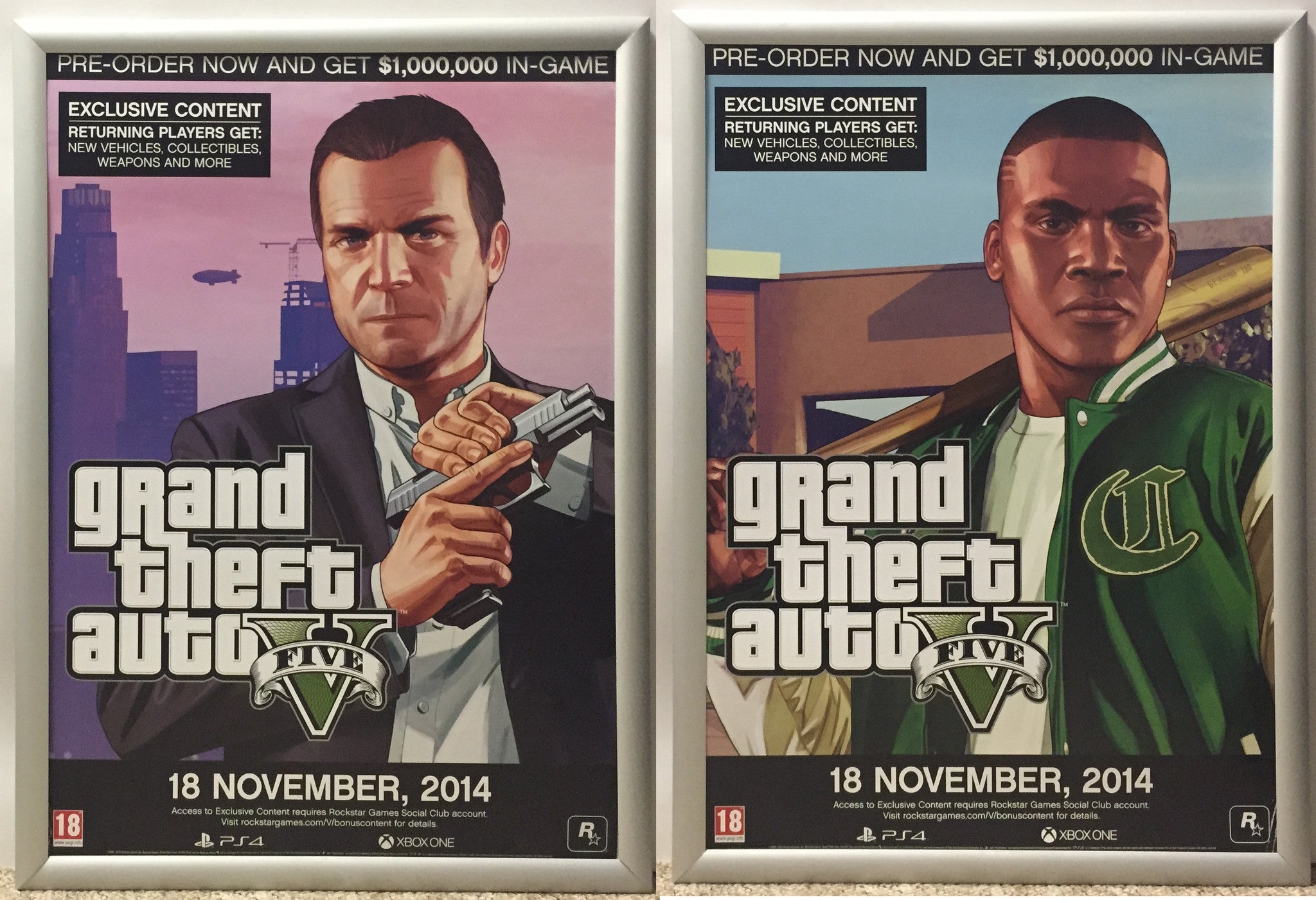 Grand Theft Auto V GTA 5 A2 Promotional Poster – The Poster Hut